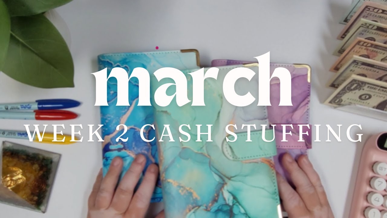 March Week 2 Cash Stuffing | Cash Envelope System - YouTube