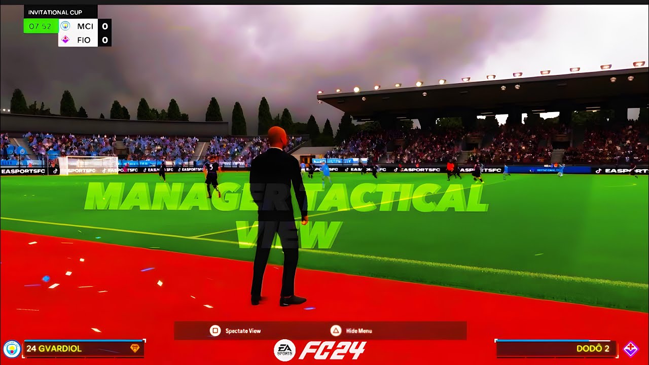 manager tactical view in career mode - EA SPORTS FC 24 - YouTube