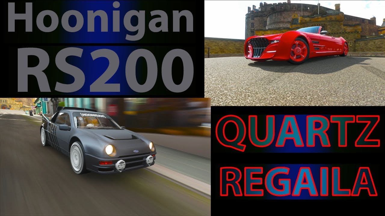 Forza Horizon 4: Hoonigan RS200&Quartz Regalia - YouTube