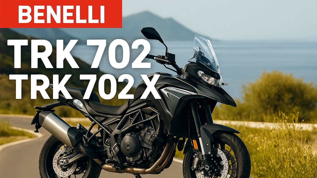 Trails Benelli TRK 702 et TRK 702 X pas chers et bien équipés - YouTube