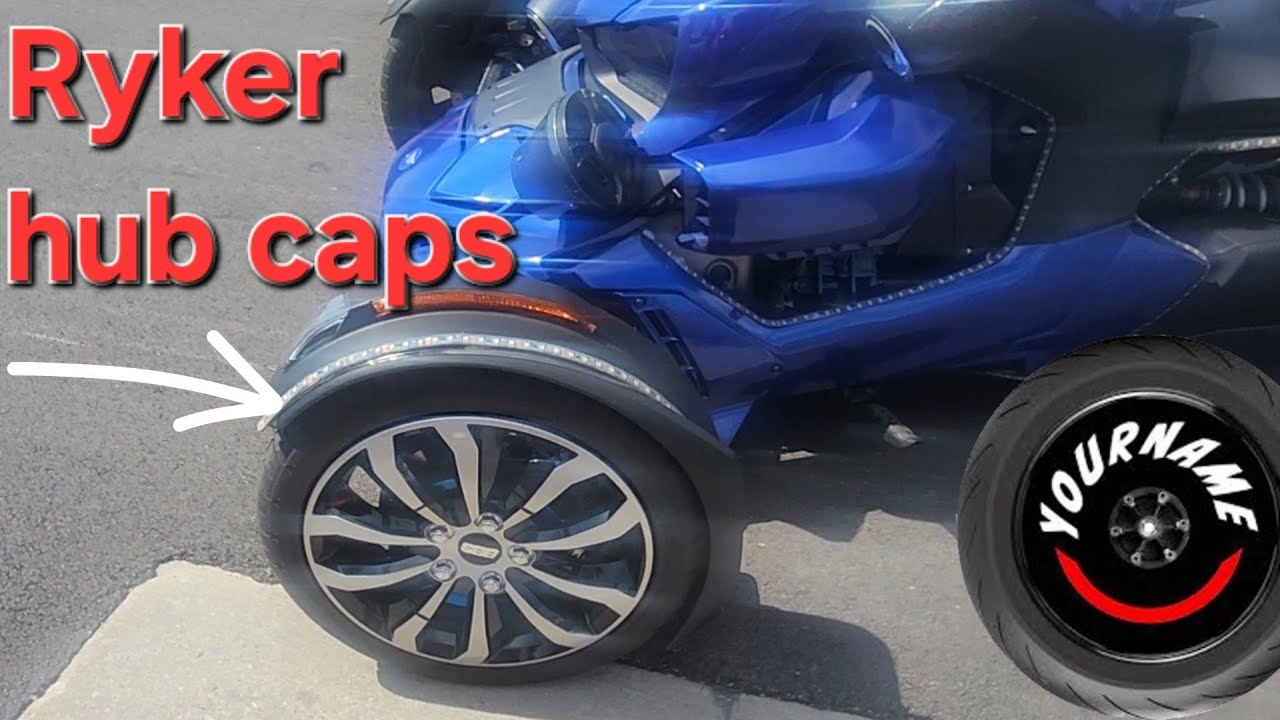 Can-Am Ryker hub caps - YouTube