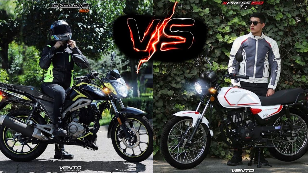VENTO CYCLONE 150 🆚 VENTO XPRESS 150 | ¿CUÁL COMPRARÍAS? DIFERENCIAS en ...