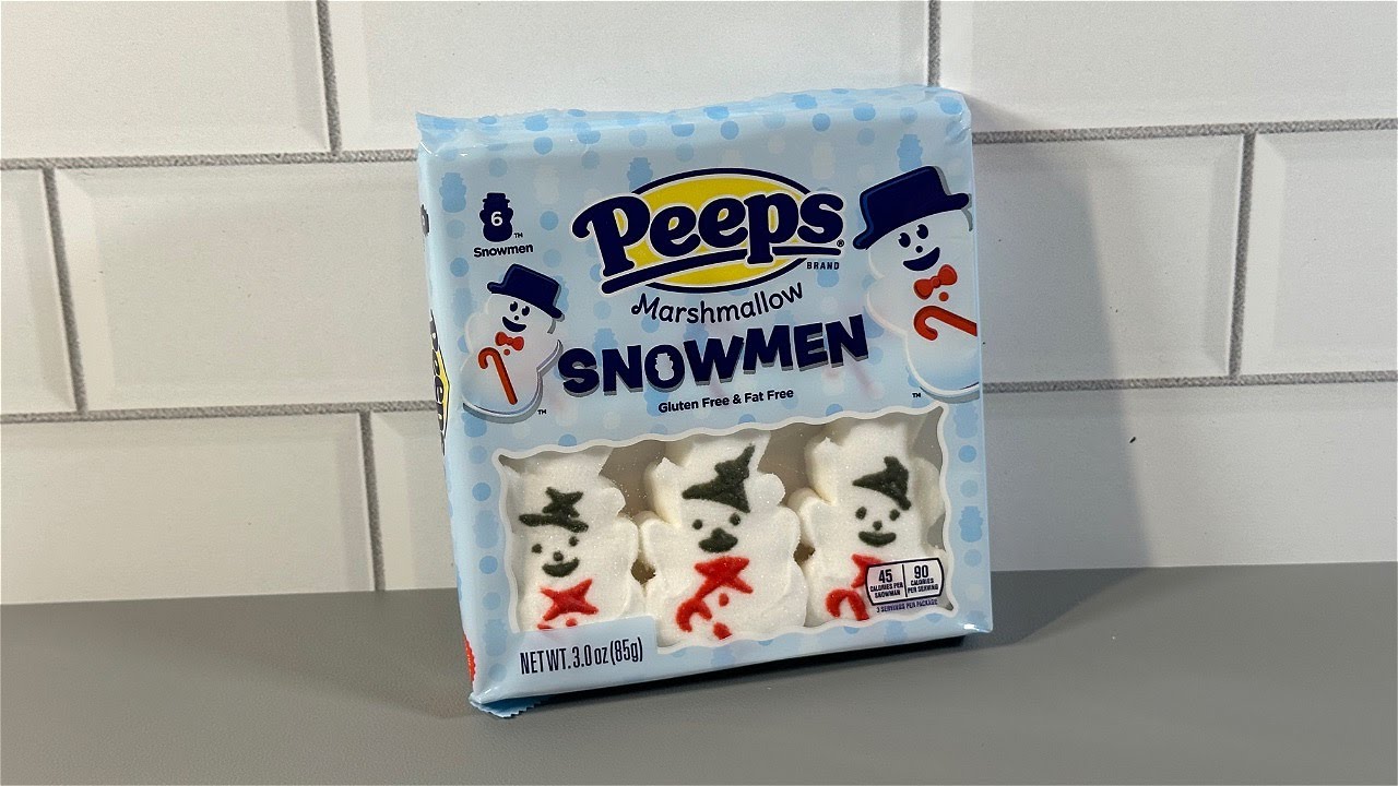 Peeps Marshmallow Snowmen - Christmas Holiday Treats - YouTube
