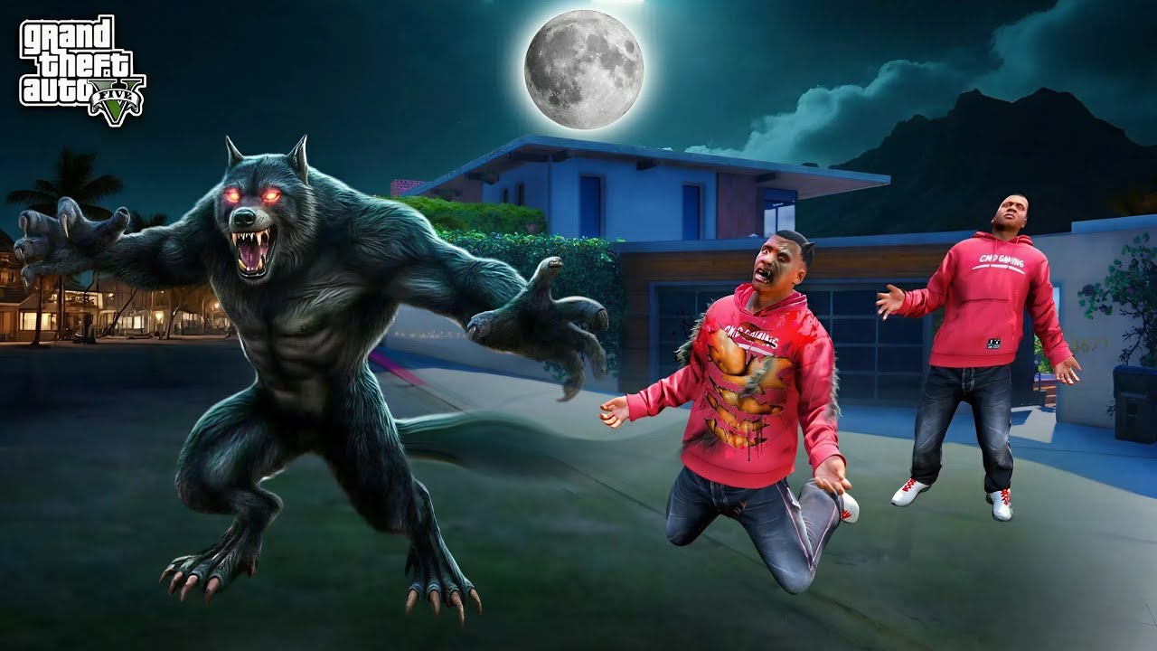 Franklin Turns Into A Werewolf In GTA 5! | CMD Gaming - YouTube