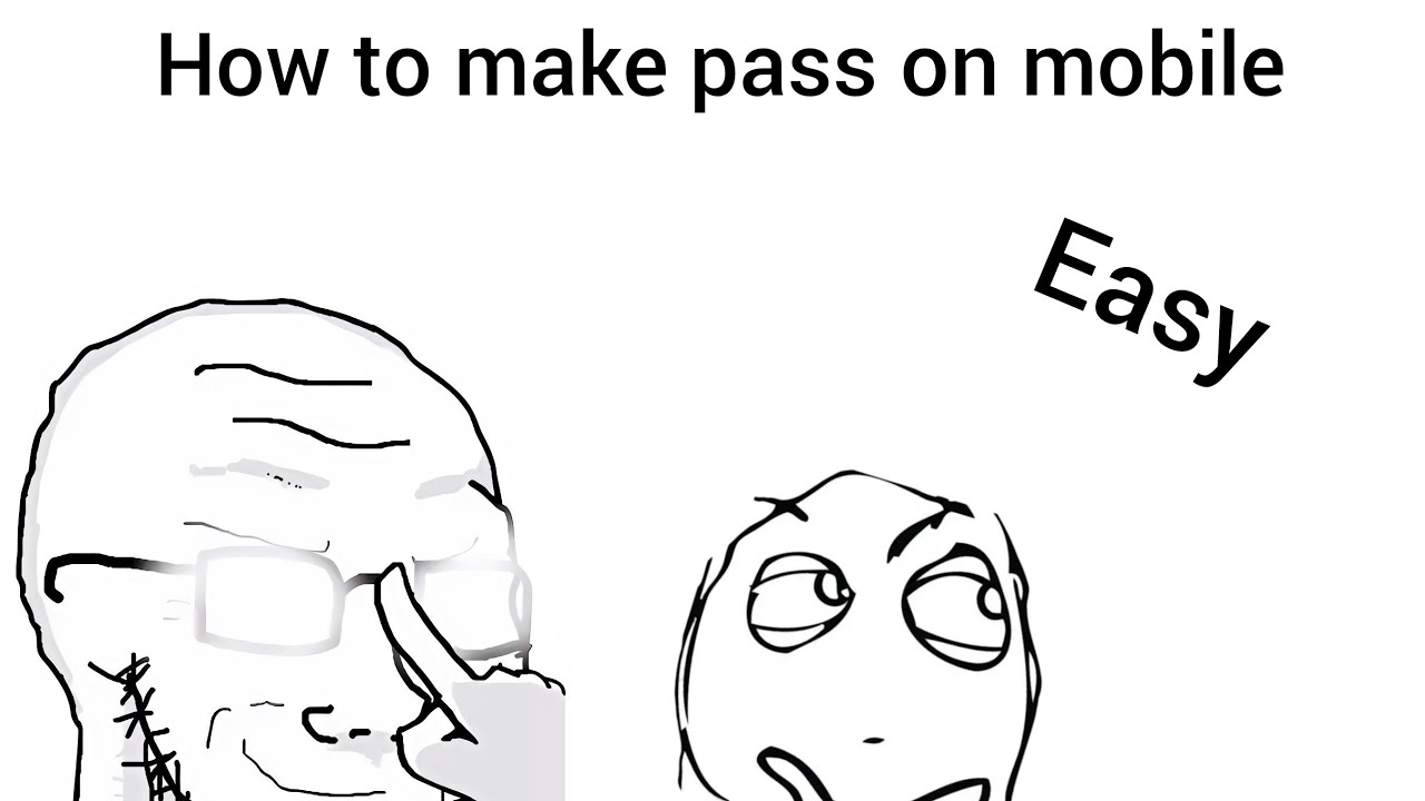 how to make a pass on your phone easy tutorial🤯 - YouTube