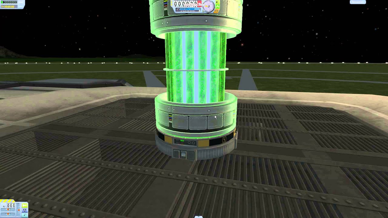 KSP BioMass Algae Greenhouse with particles - YouTube
