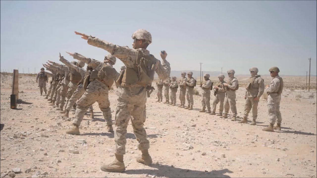 Marines Throw M67 Grenades at Range 104 - YouTube