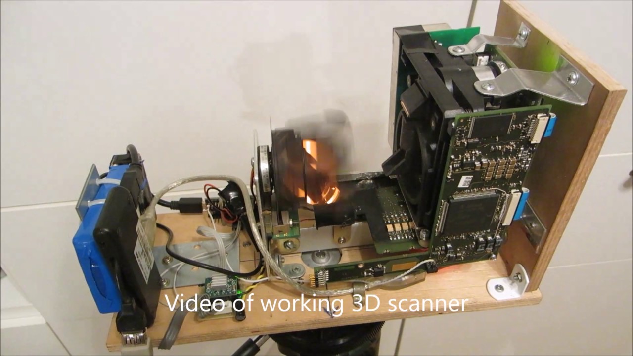 Leuze laser scanner reverse engineered - YouTube