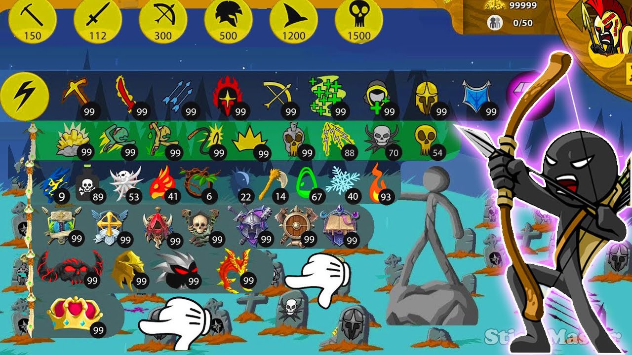 UNLOCKING MAX VAMPIRE ARCHIDON SKIN WITH 1000 ALL FIGURES ENEMY | STICK ...