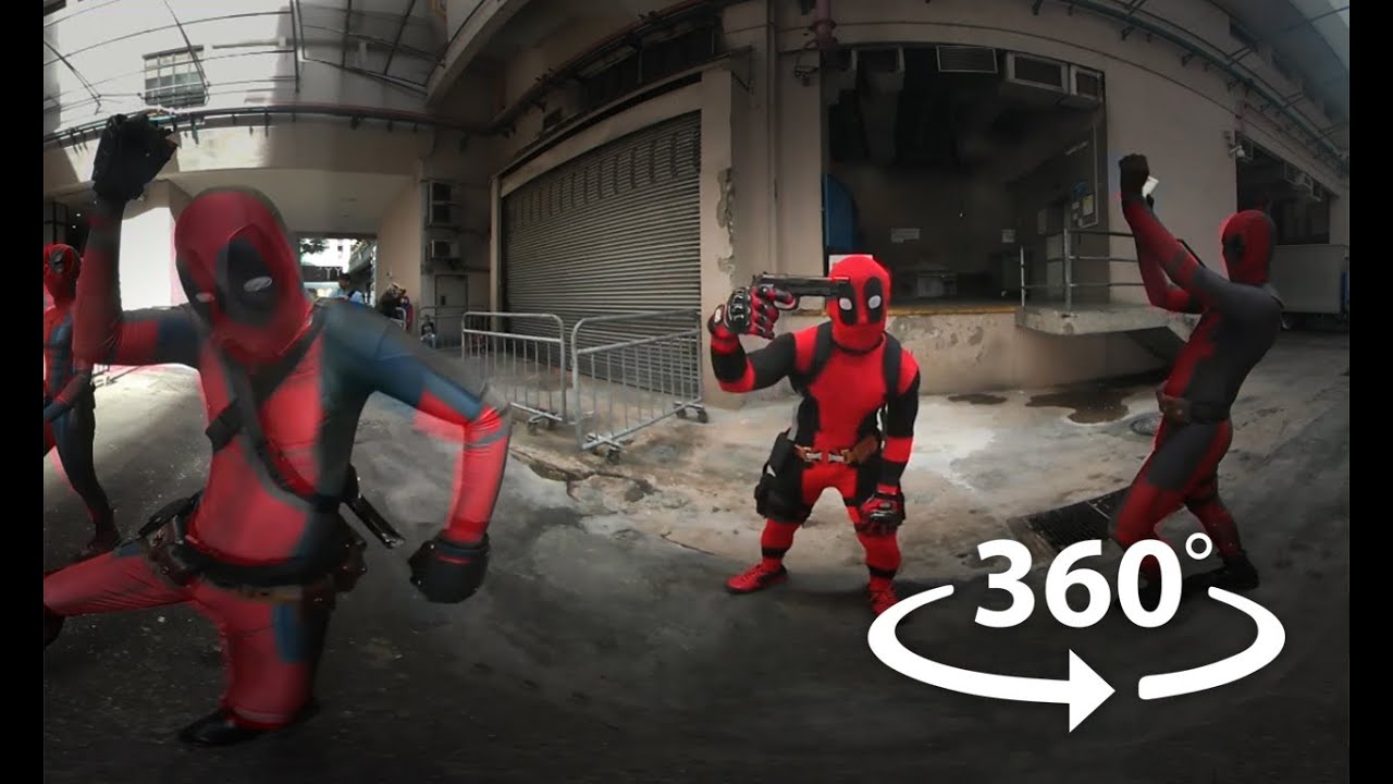 360° VR Deadpool Singapore at Funan Anime Festival 2016 - YouTube