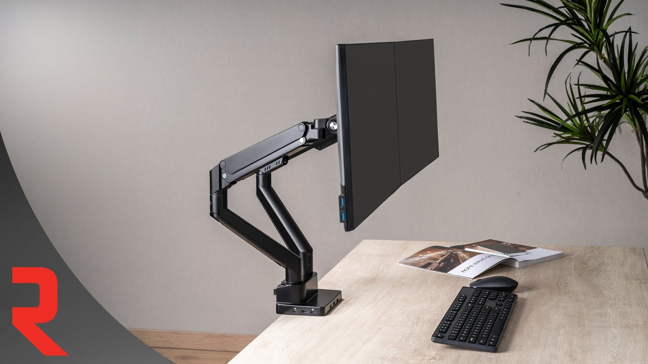 Installation du bras pour écran à ressort robuste de la série Flexa Pro ...