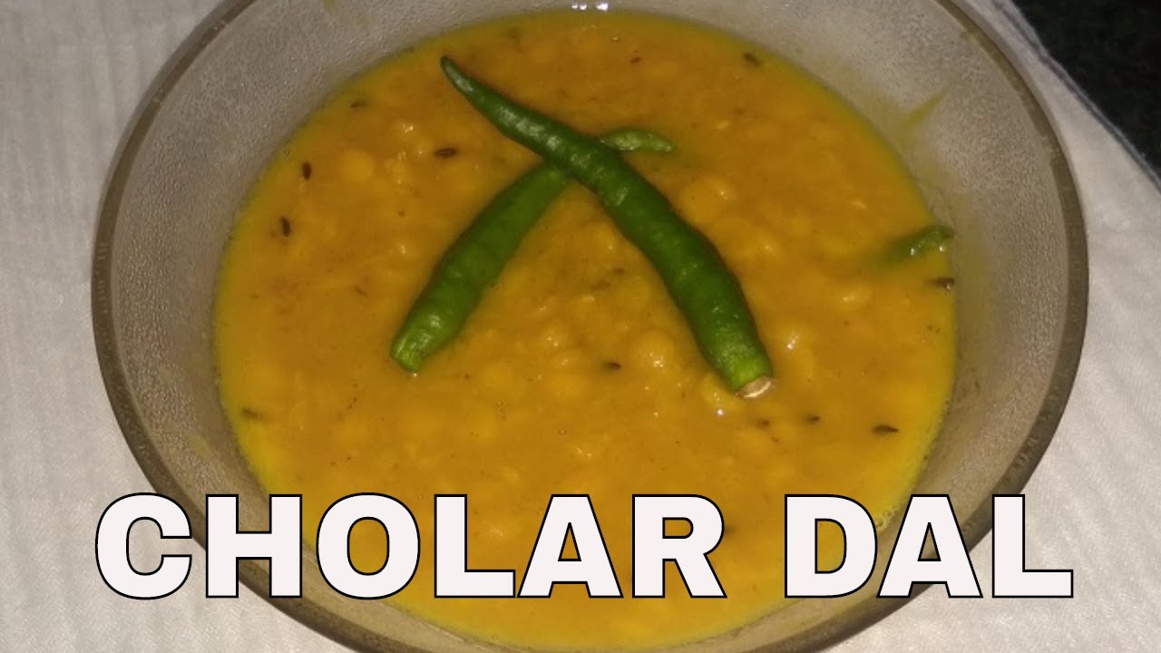 Cholar Dal Recipe | Bengali Chana Dal Recipe (Durga Puja Special Menu ...