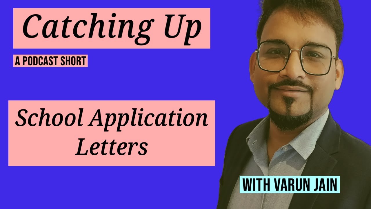 University Application Letters with Varun Jain of UniHawk - YouTube