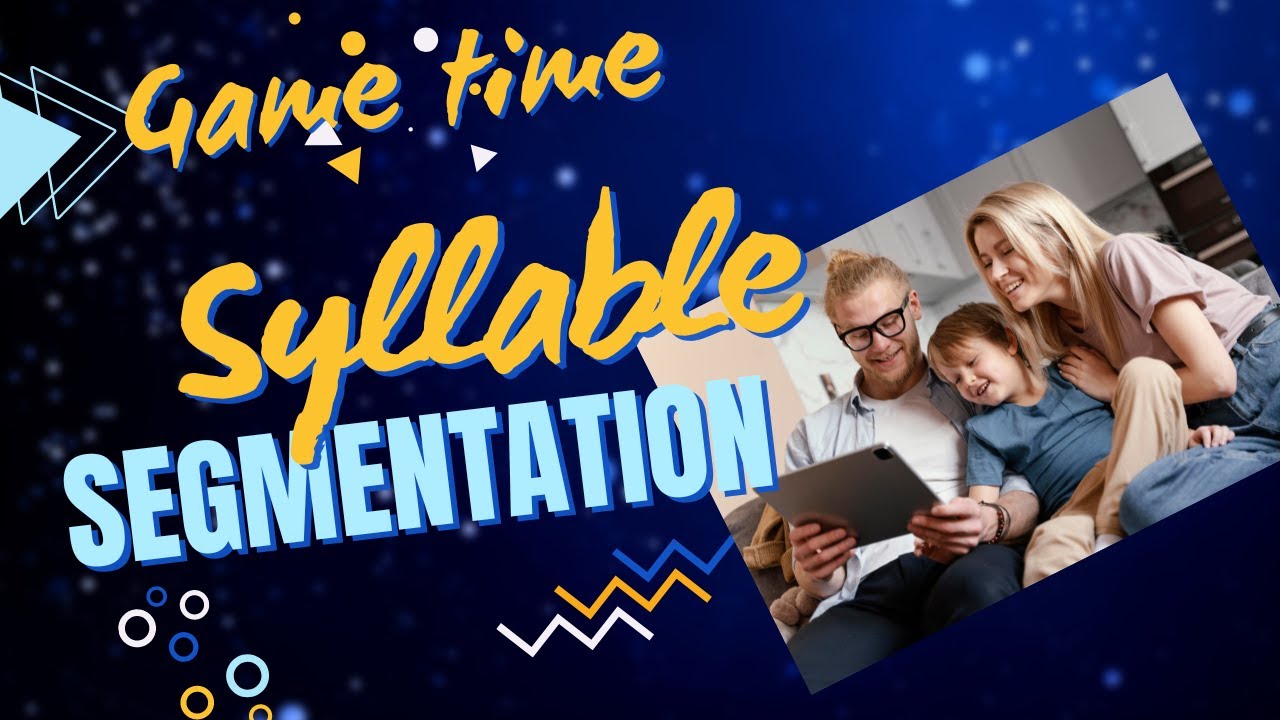 Syllable Segmentation - Fun game for your kids #homeschooling # ...