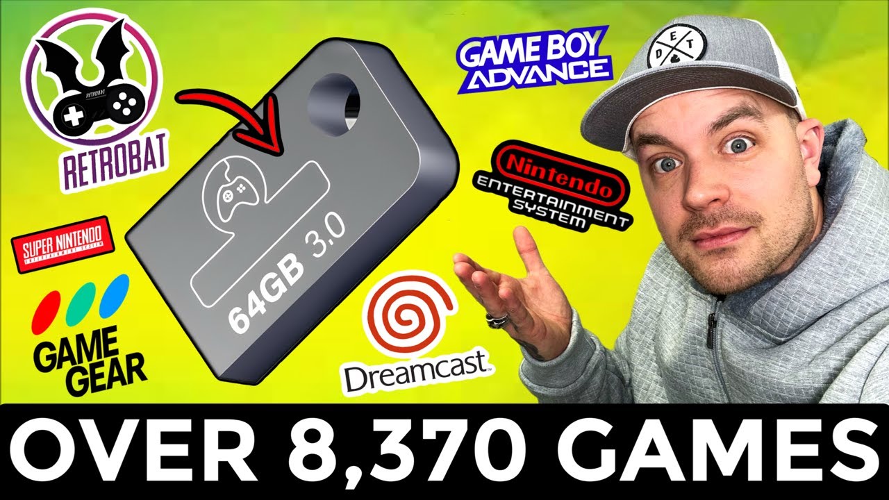 This USB Plug & Play Game Drive Is LOADED w/ Over 8,000 Games! - YouTube