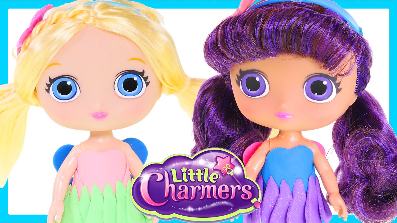 Little Charmers Posie and Lavender Dolls Play Doh Poupée Dress - DCTC ...