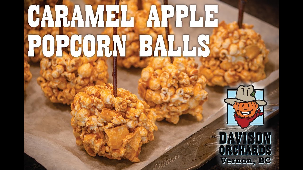 Family Recipes: Caramel Apple Popcorn Balls - YouTube