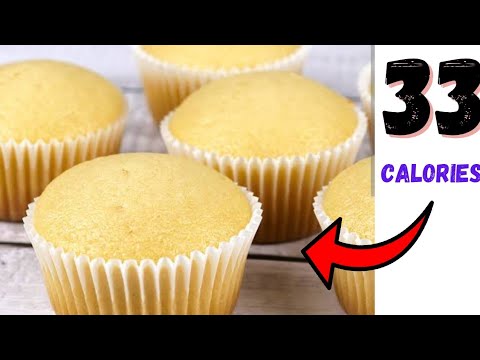 Classic vanilla cupcakes-high volume low calorie cake-low calorie ...
