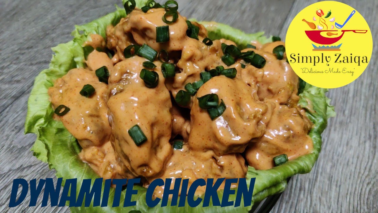 Dynamite Chicken | How To Make Dynamite Chicken | Easy Recipe | Simply ...