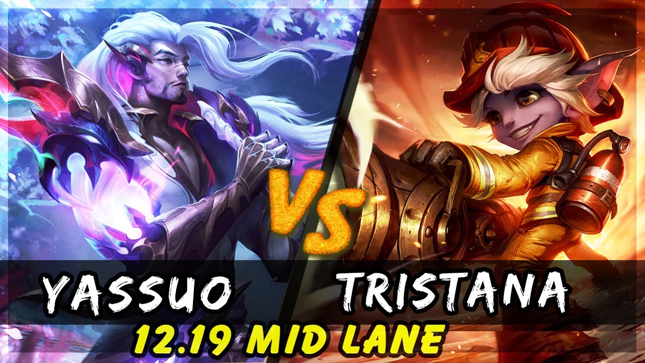 YASSUO - Yasuo vs Tristana MID Patch 12.19 - Yasuo Gameplay - YouTube