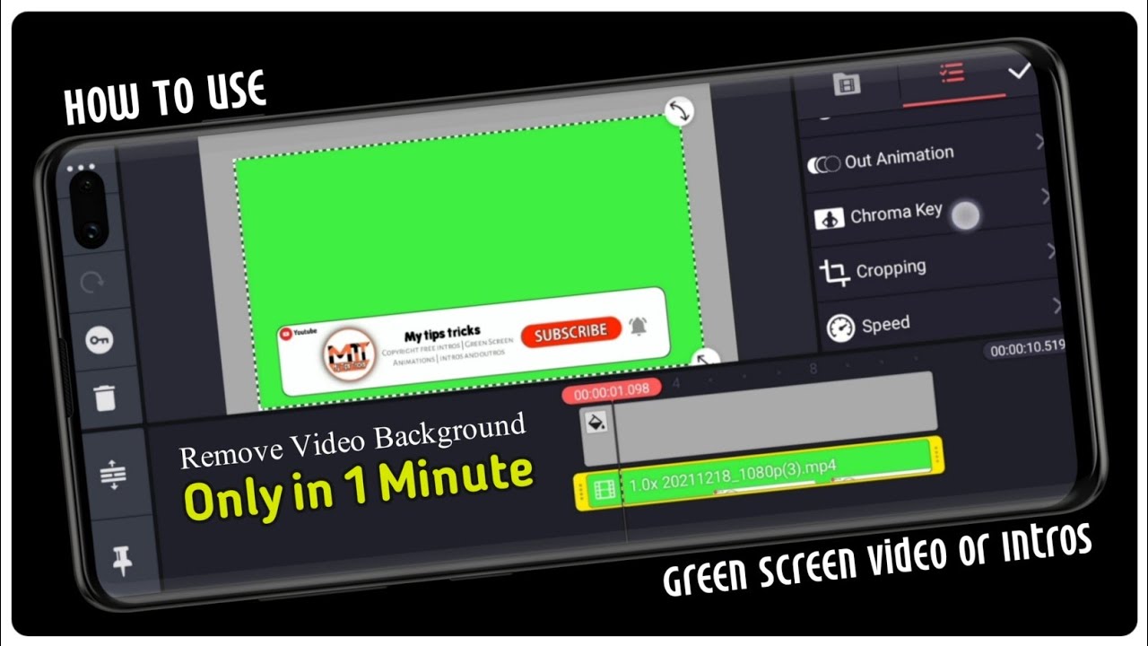 How To Remove Green Screen | Remove Video Background |How to use Any ...