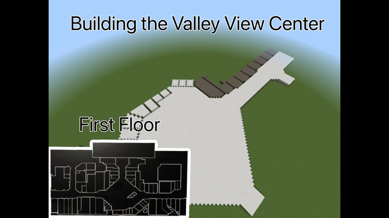Building the Valley View Center in Minecraft - First Floor - YouTube
