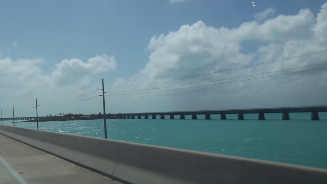 7 miles bridge - Key West - YouTube