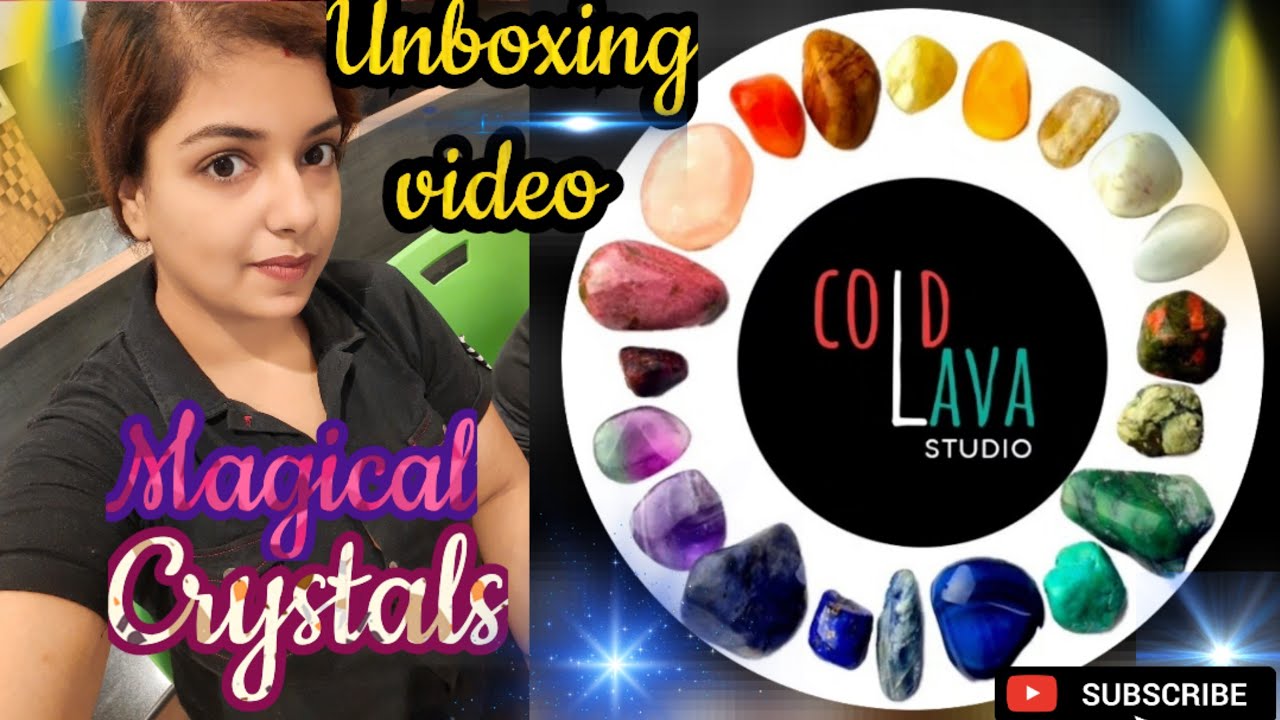Unboxing video of crystals from cold lava studio 🎀😊 - YouTube