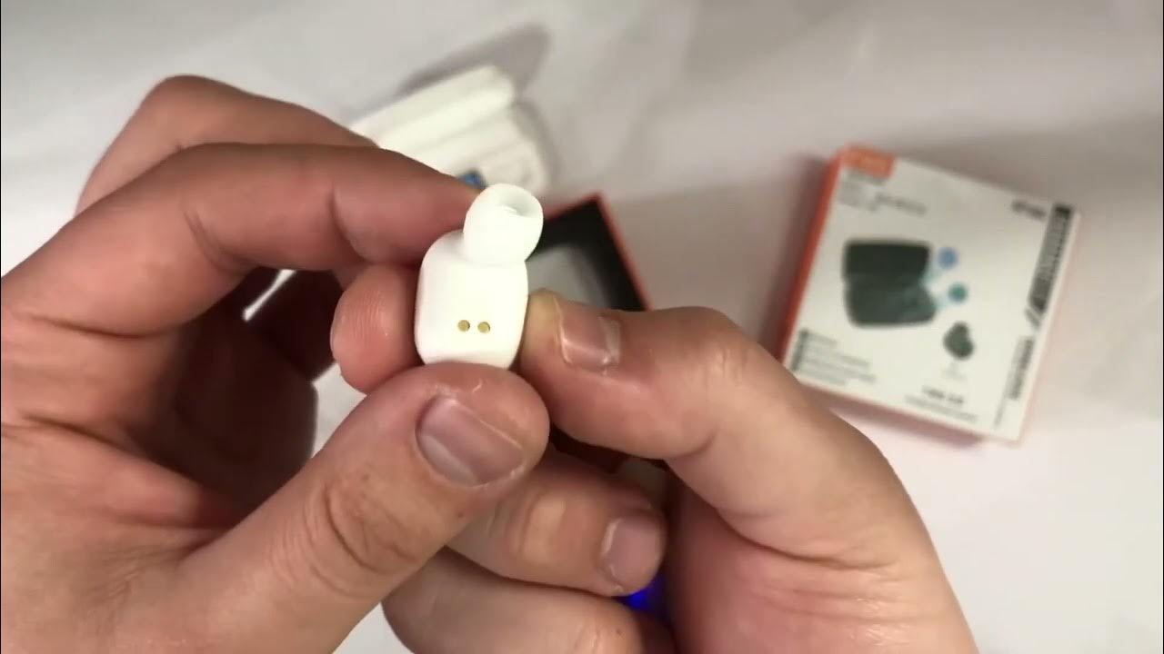 Bluetooth стерео бездротові навушники з боксом Air J16 TWS Original - YouTube