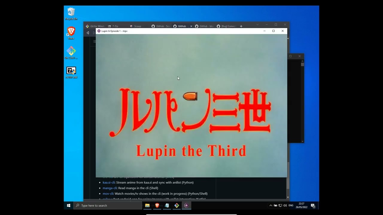 How to install Ani-Cli with Anime4k addon (windows) - YouTube