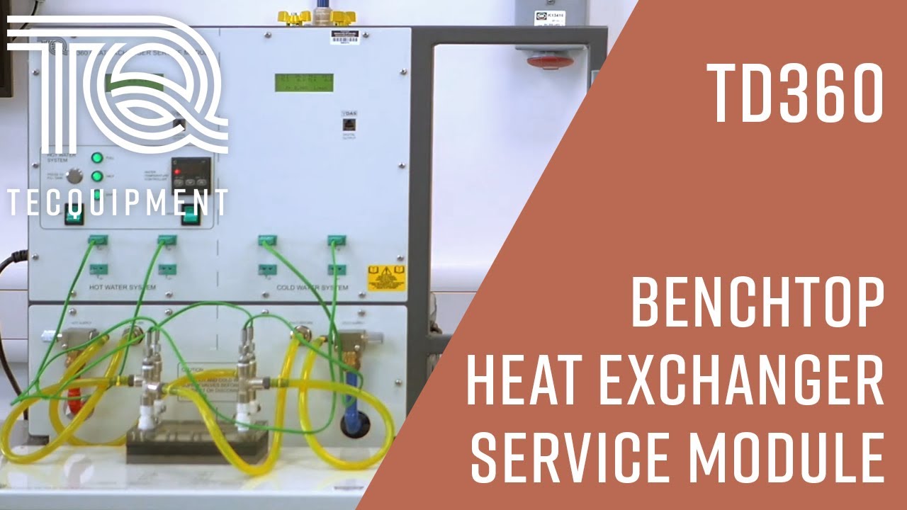 Heat Exchanger Service Module TD360 - Thermodynamics – TecQuipment ...