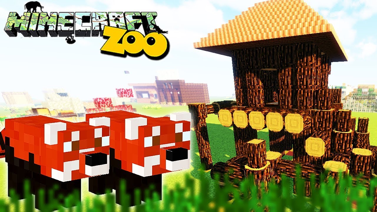 OS PANDAS VERMELHOS SÃO LINDOS = MINECRAFT ZOO #12 (MODPACK 1.12.2) - YouTube