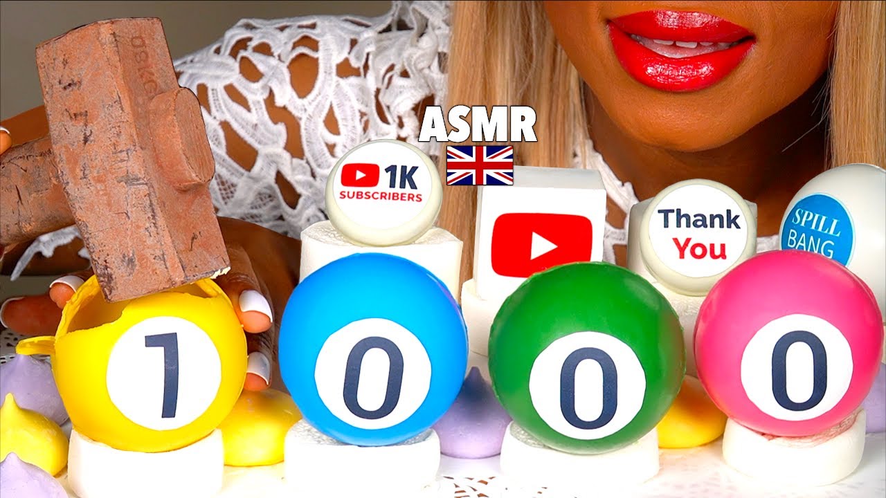ASMR Eating Edible Hammer Hitting 1K Subscribers, Edible tools ...