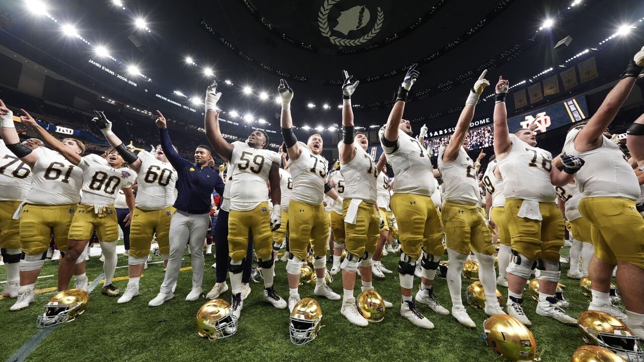 DE RJ Oben Shines in Notre Dame Sugar Bowl Victory|sugar bowl|sugar ...