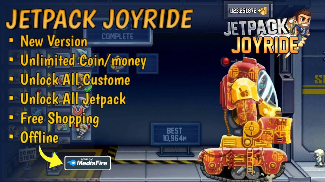 Jetpack Joyride Mod apk [Unlimited Coin/money, Free unlock Costume ...