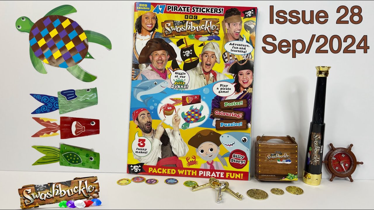 Swashbuckle magazine, issue 28, Sep/2024, with pirate set ⚓️⛵️🏴‍☠️ ...