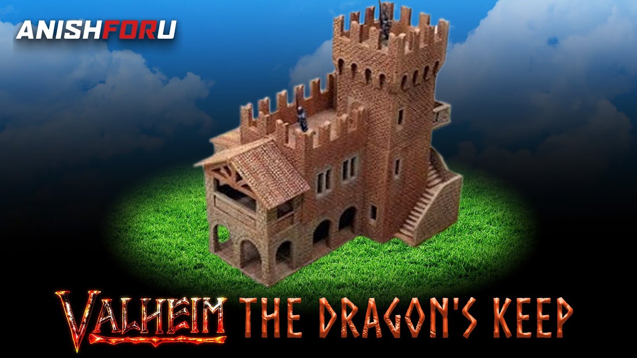 Valheim castle build, "The Dragon's Keep". - YouTube