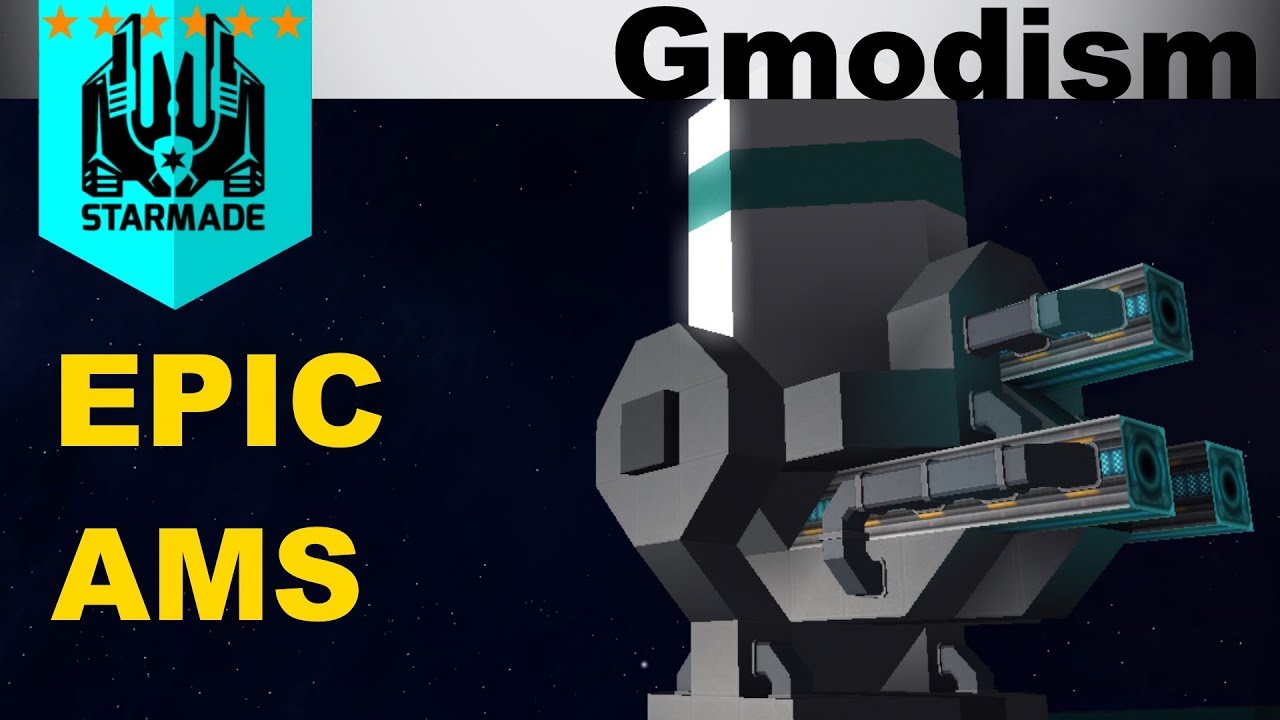 StarMade - High Tech Super AMS Turret Showcase - YouTube