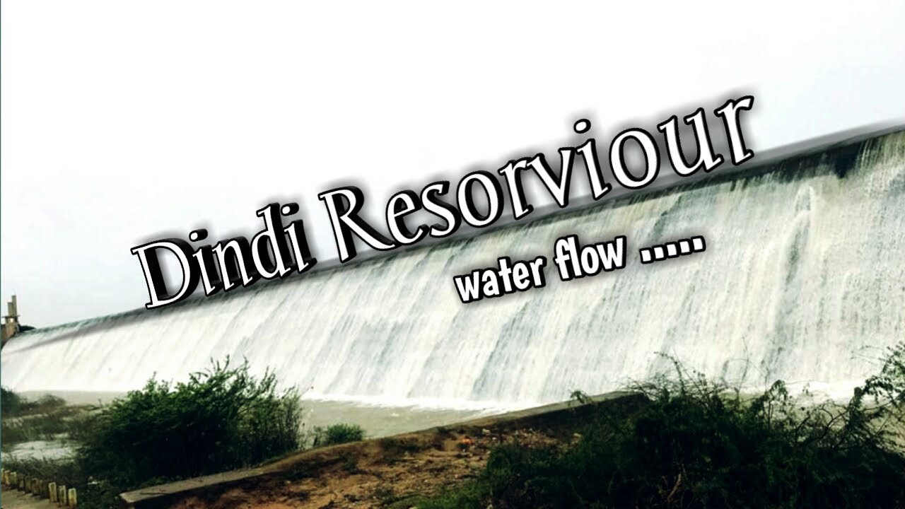 Dindi resorviour || heavy water flow || nice view 👌 - YouTube