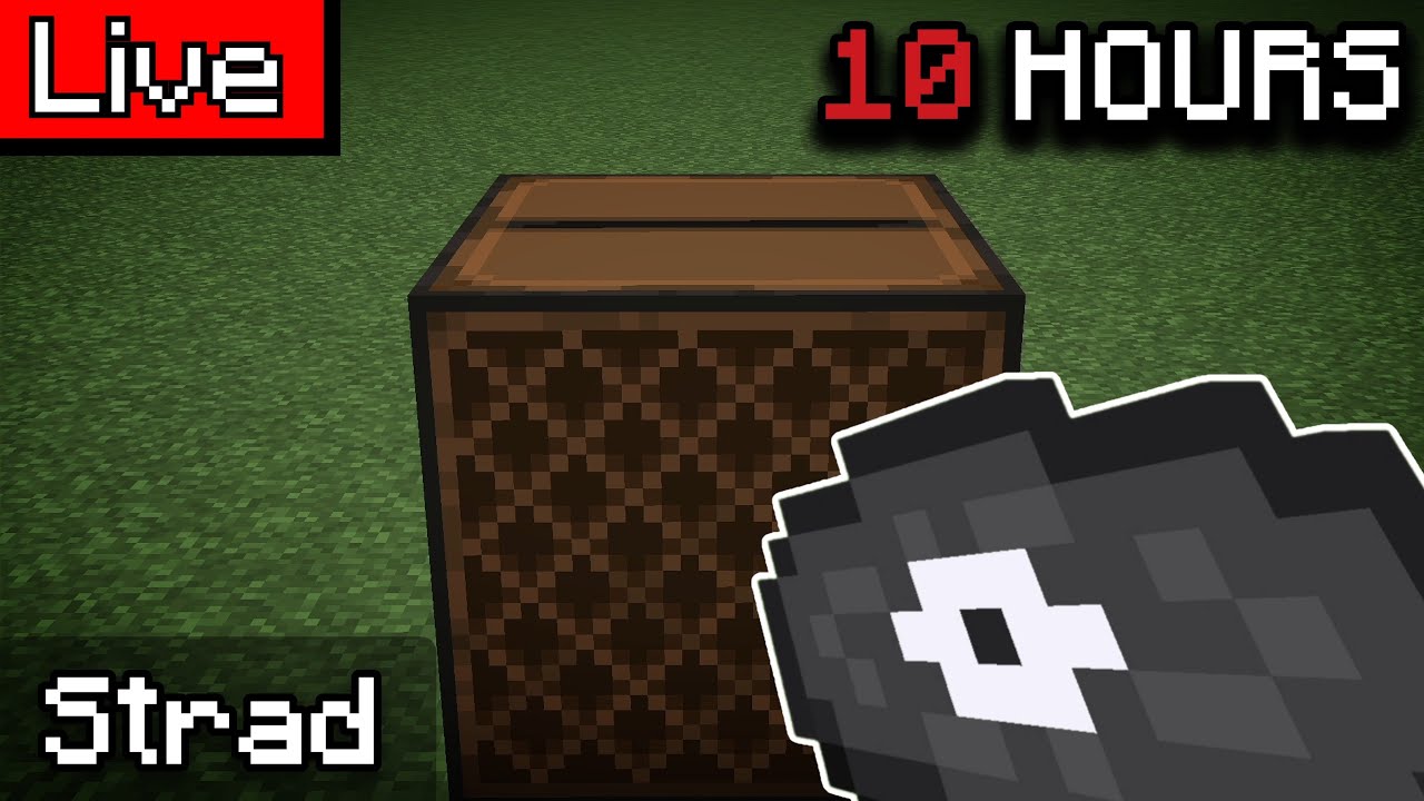 Listening to MINECRAFT MUSIC DISC *STRAD* For 10 Hours LIVE #9 - YouTube