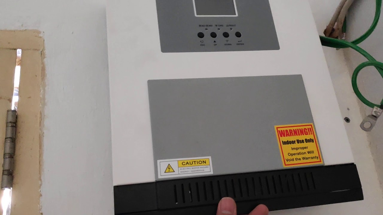 Cara pasang inverter hybrid | Install Opti Solar Inverter part 1 - YouTube