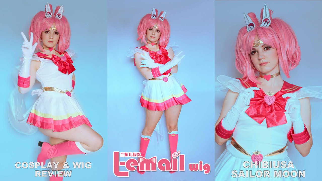 Cosplay & Wig review: Chibiusa (Sailor Moon) from L-email Wigs - YouTube