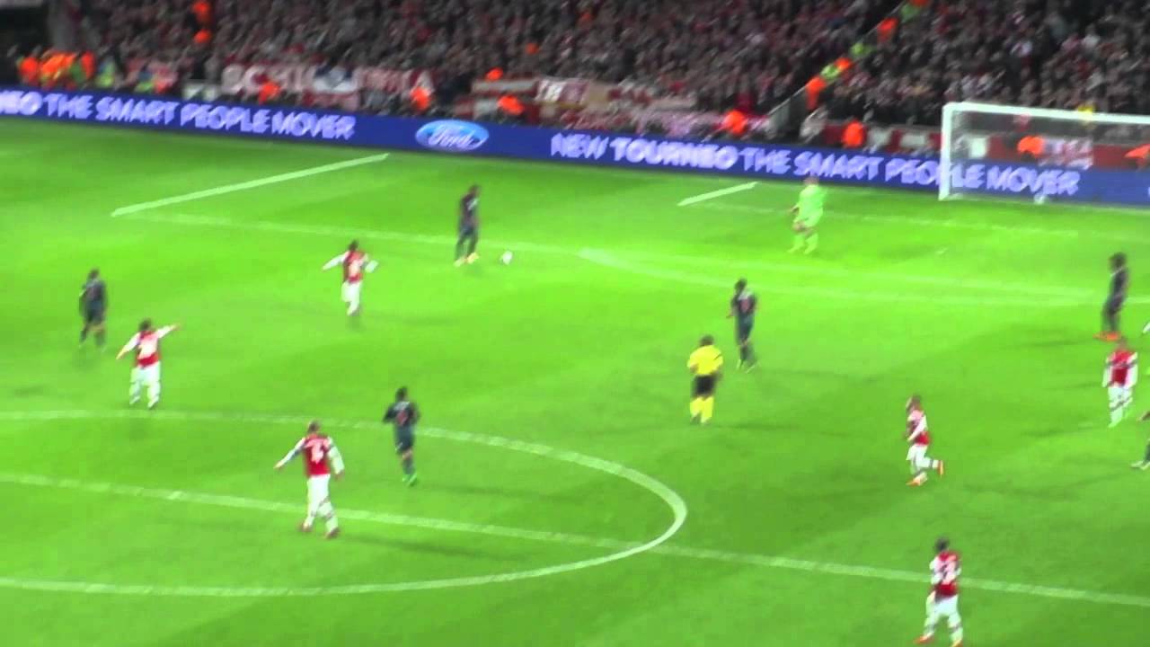 Arsenal 0-2 Bayern 2014 (Kroos, Lahm, Robben, Gotze) Rare Fans View ...