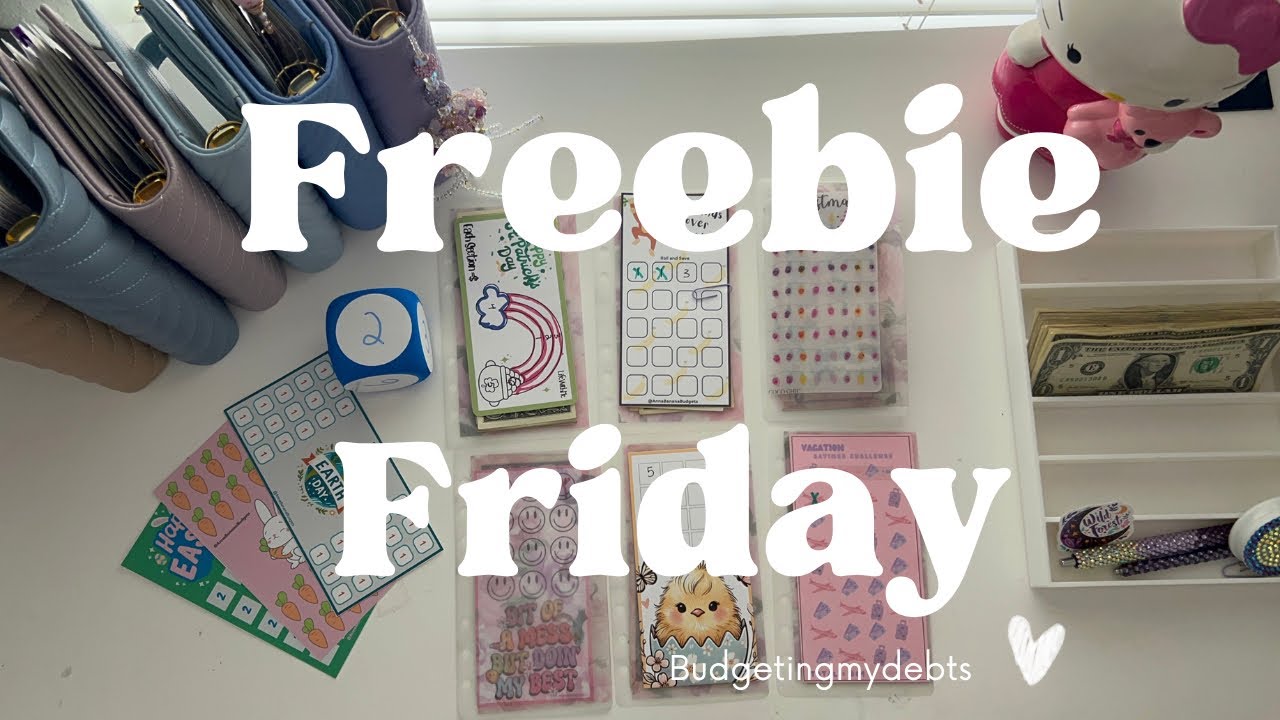 Freebie Friday $40 | Saving Challenges | Happy Mail - YouTube