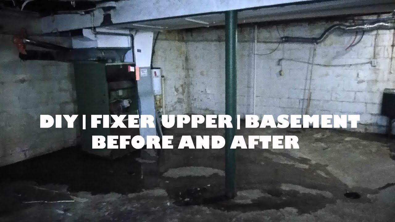 DIY Fixer Upper | Before and After Basement | Complete Home Makeover ...