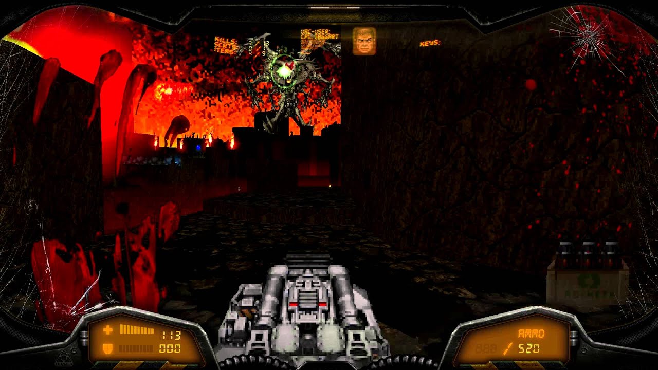Guile's theme goes with everything: Brutal Doom II final boss (Black ...
