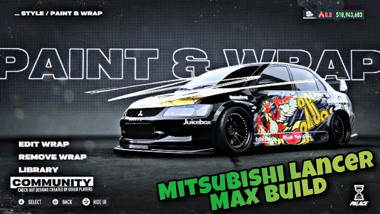 Mitsubishi Lancer | Need For Speed Unbound | Max Build - YouTube