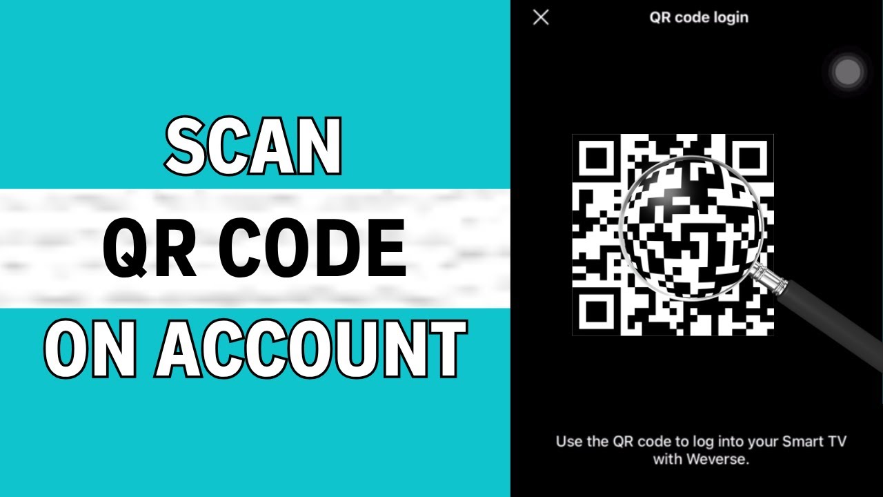 How to Scan QR Code on Weverse Account - YouTube