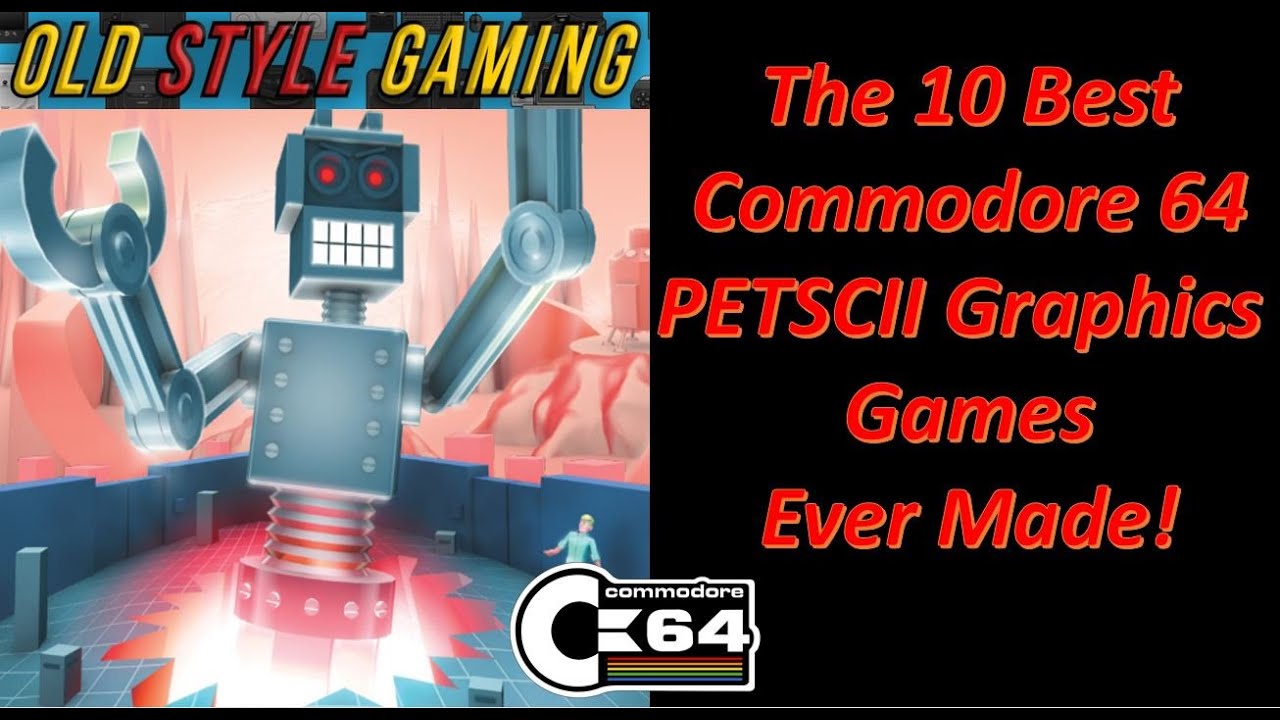 The 10 Best Commodore 64 PETSCII Games Ever Made! - YouTube