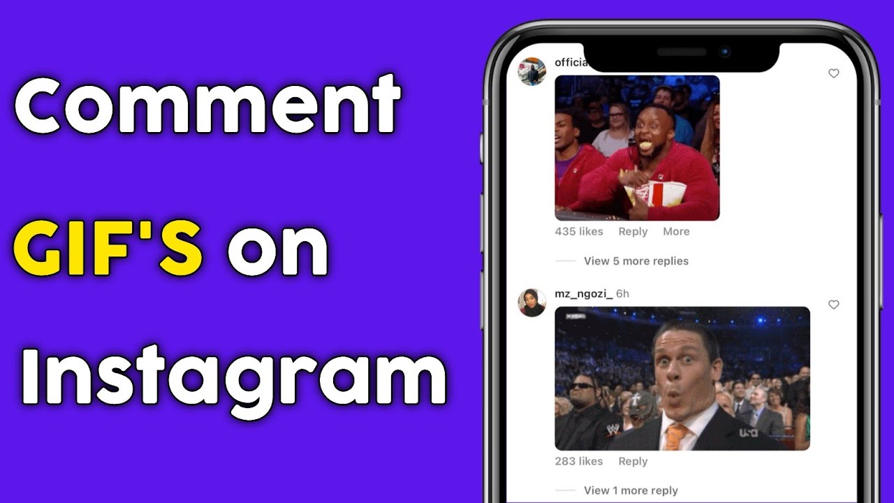 How To Comment GIF on Instagram | Instagram Comment GIF 2023 - YouTube